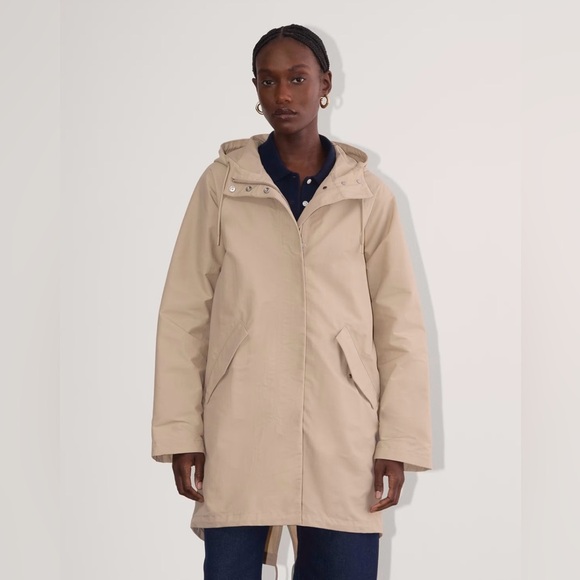 Everlane | Jackets & Coats | Everlane Cream Renew Lightweight Anorak ...